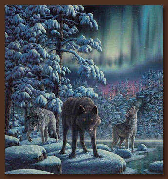 Purchase Wolf Art Prints from ArtBarbarians.com located in Minnesota.